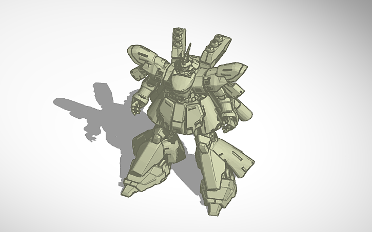 3D design Sazabi (gundam (full)) - Tinkercad