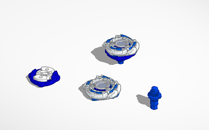 3D design BEYBLADE X Leviathanspear 4-50LF - Tinkercad