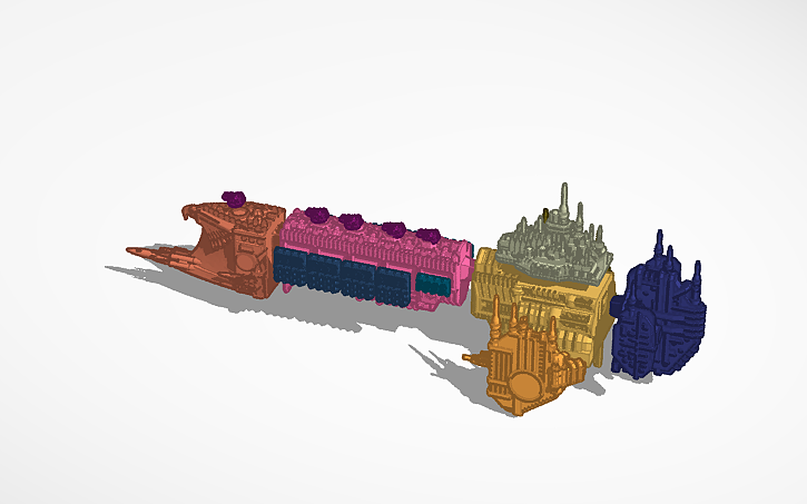 3D design Girlyman's Glorious Rowboat - Tinkercad