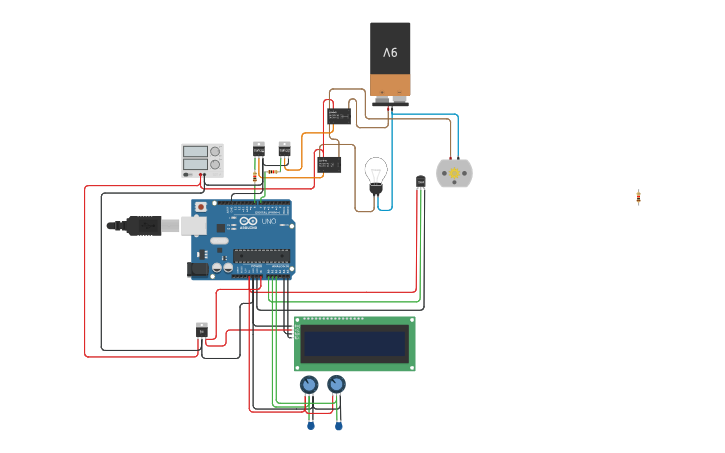 Circuit design Incubadora - Incubator - Tinkercad