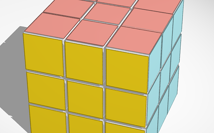 3D design Functional Rubiks cube!!!! - Tinkercad
