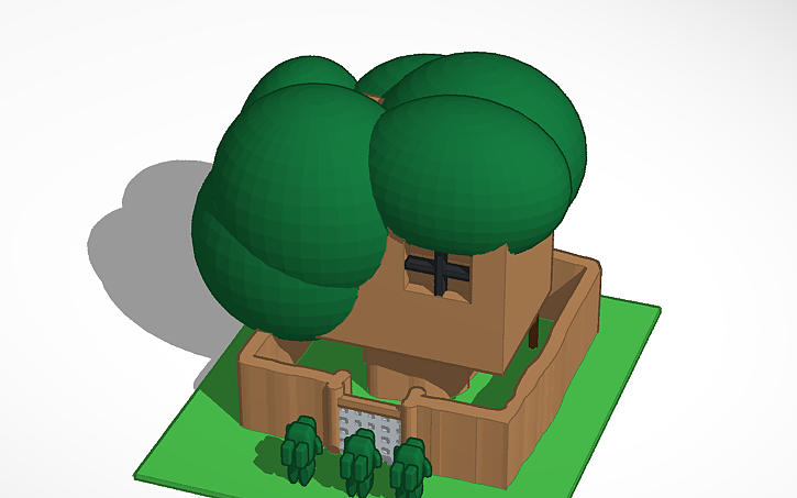 3D design Treehouse - Tinkercad