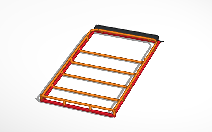 3D design Roof Rack - Tinkercad