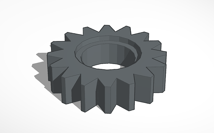 3D design Gear - Tinkercad