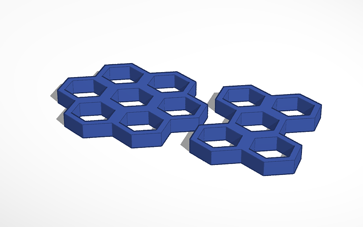 3d Design Hex Mesh Tinkercad