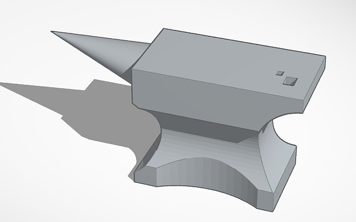 3D design Anvil - Tinkercad