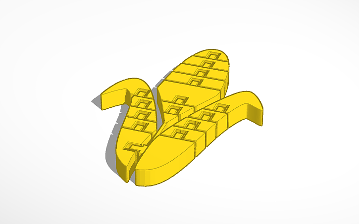 3D design Articulated Corn P2 - Tinkercad