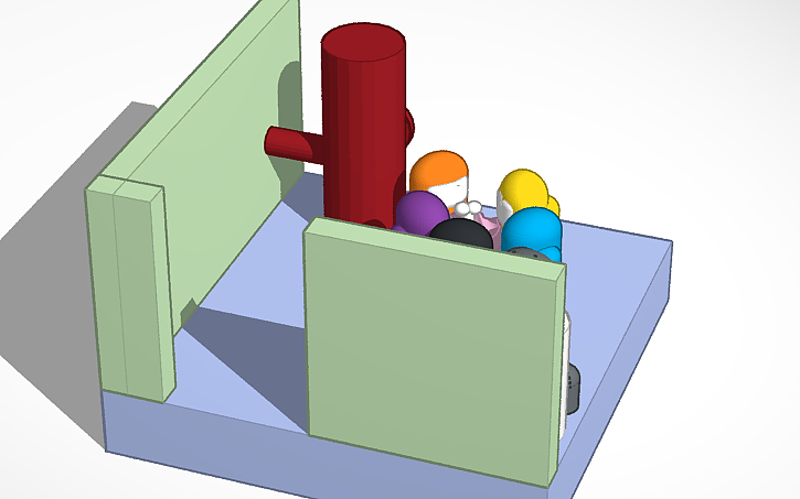 3D design among us polus boiler room - Tinkercad