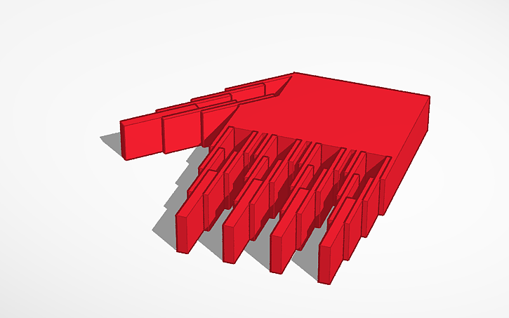 3D design Mech hand (Working) - Tinkercad