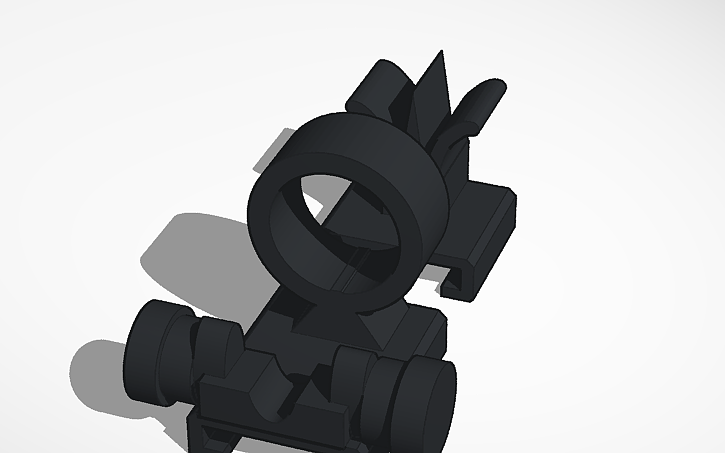 3D design Nerf M1 Garand Irons - Tinkercad