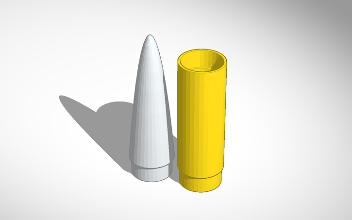 3D design Rocket Nose cone - Tinkercad