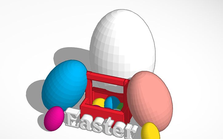 3D design Easter - Tinkercad