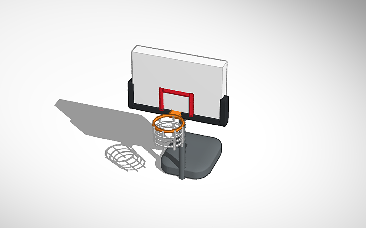 3D design Basketball Hoop - Tinkercad