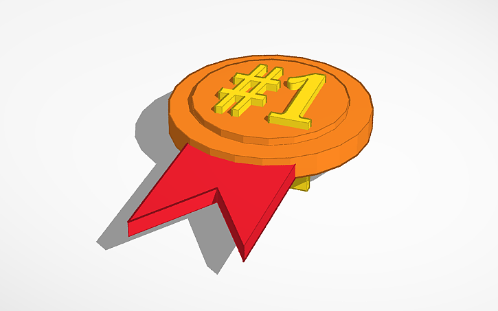 3D design Medalla - Tinkercad