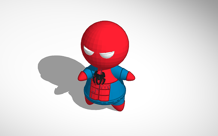 3D design Spiderman - Tinkercad