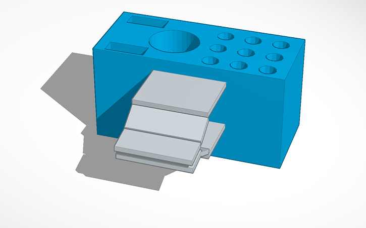 3D design Pencil holder - Tinkercad