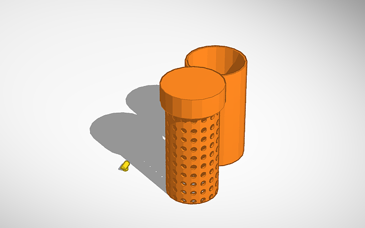 3D design Customizable cylinder maze - Tinkercad