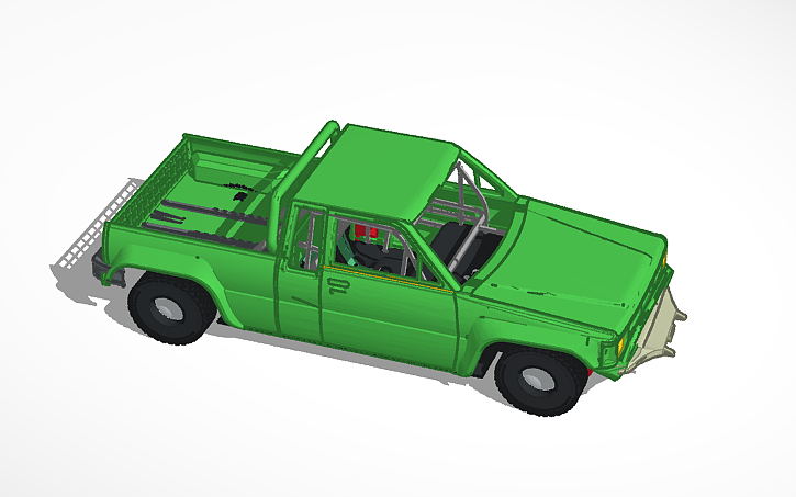 3D design Toyota Pickup truck - Tinkercad