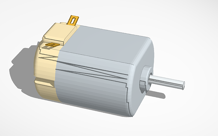3D design DC Motor - Tinkercad