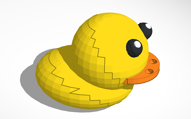 3D design Very Simple Duck - Tinkercad