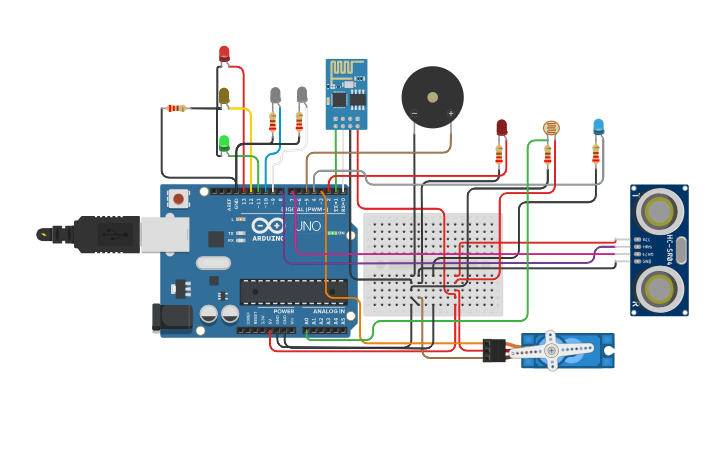 Circuit design Kuntur Casa Domotica Bluetooth - Tinkercad