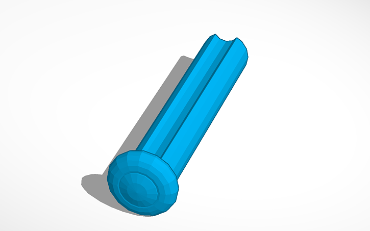 3D design Knitting loom peg - Tinkercad