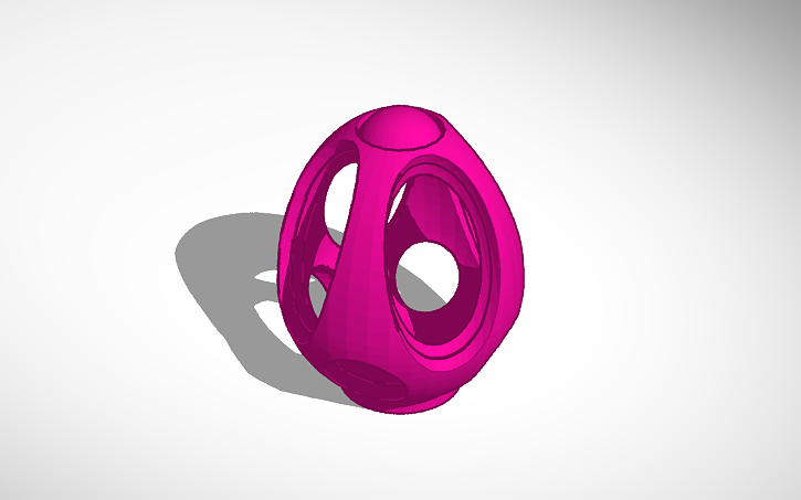 3D design Egg - Tinkercad