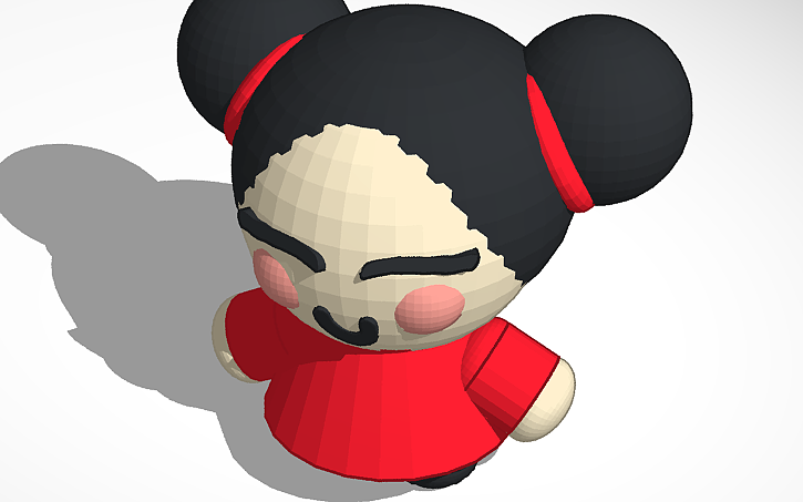 3D design Pucca! Netflix adaptation! - Tinkercad