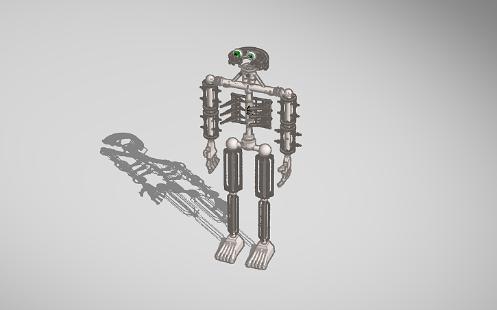 3D design Springlock Suit/Endoskeleton Version 4 - Tinkercad
