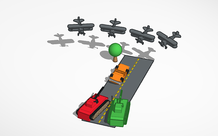 3D design Copy of Cars Challenge - Tinkercad