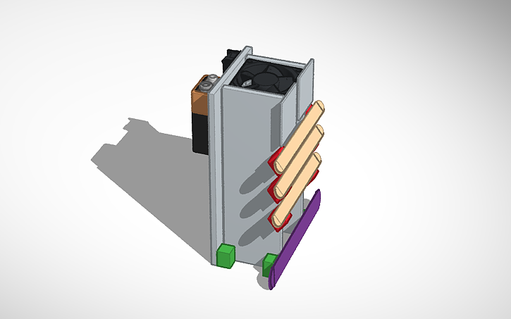 3D design Mini Cooler New version 2023 - Tinkercad