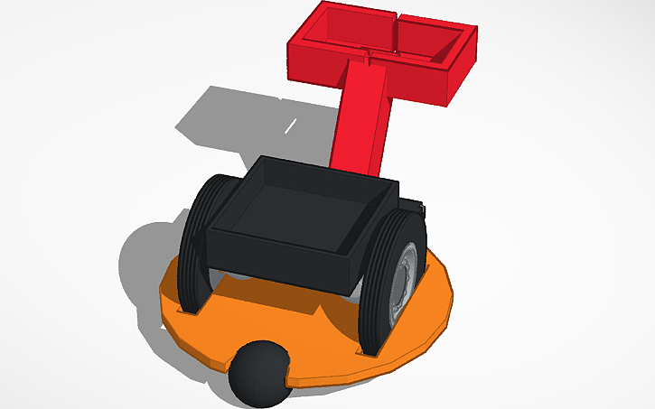 3D design project ball collector - Tinkercad