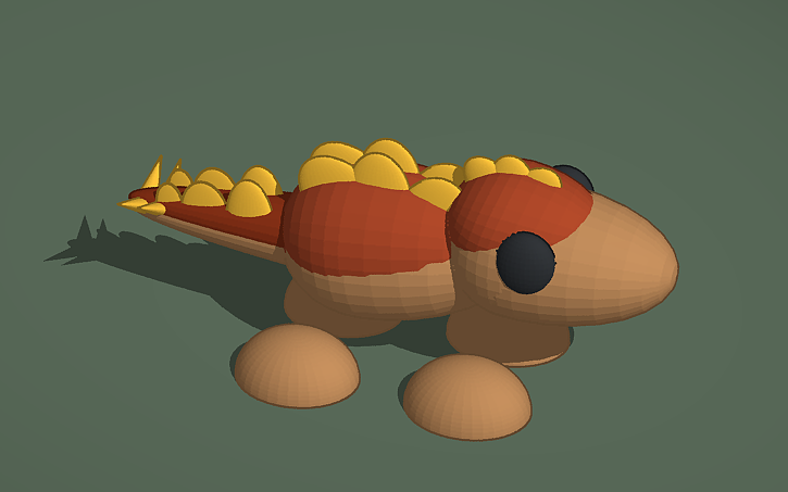 3D design Stegosaurus Adopt me! - Tinkercad