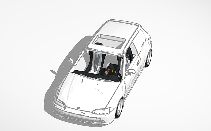 3D design Honda Civic - Tinkercad