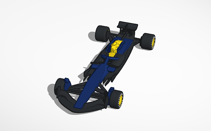 3D design F1 car - Tinkercad