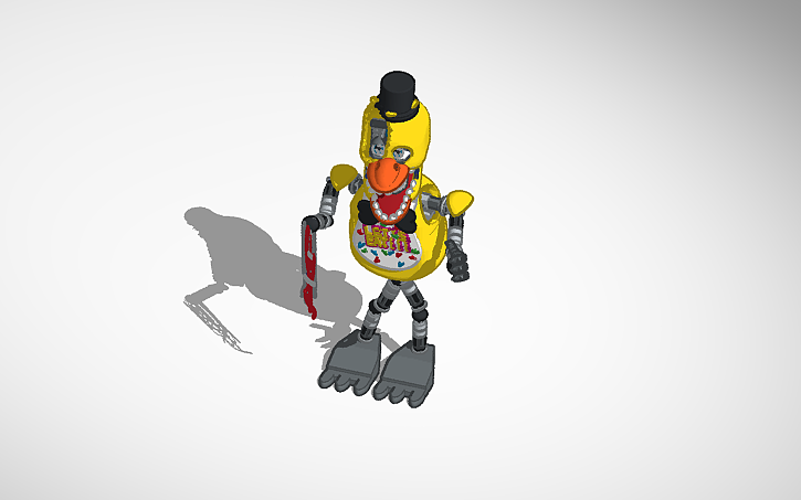 3D design copy and add your own FNAF oc - Tinkercad