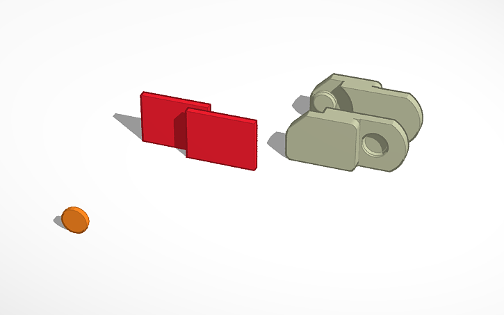 3D design cable carrier - Tinkercad