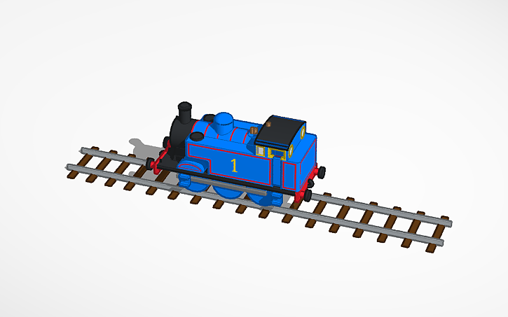 3D design Thomas The Tank Engine - Tinkercad