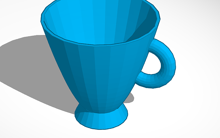 3D design fincan - Tinkercad