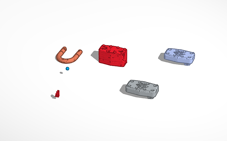 3D design geocaching lock - Tinkercad