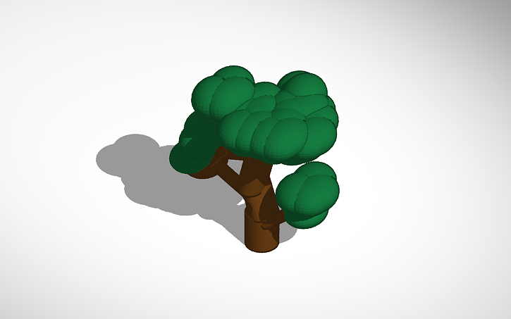 3D design trees - Tinkercad