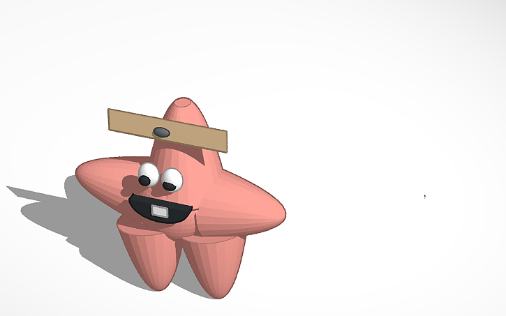 3D design patrick - Tinkercad