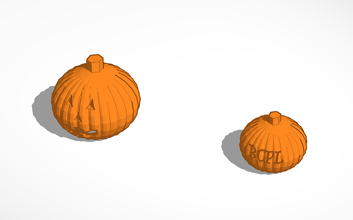 3D design Pumpkin - Tinkercad