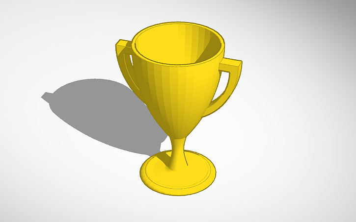 3D design Trophy - Tinkercad
