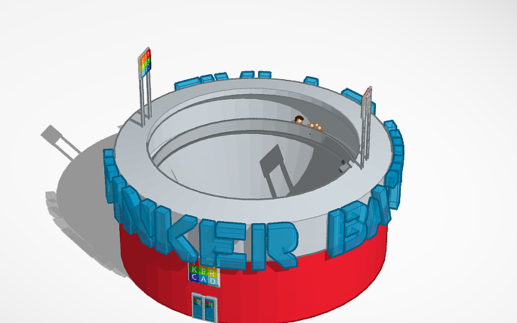 3D design Tinker Stadium(Reopening) - Tinkercad