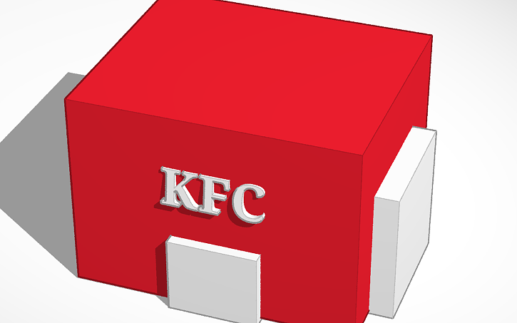 3D design KFC - Tinkercad