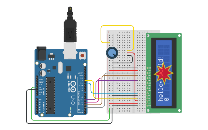 Circuit design Exercise No. 7 - Tinkercad