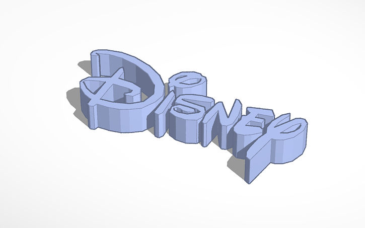 3D design Disney - Tinkercad