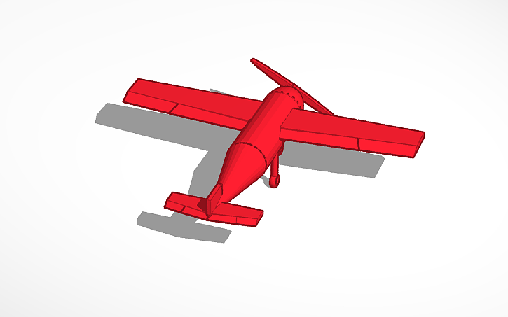 3D design Bush Plane - Tinkercad