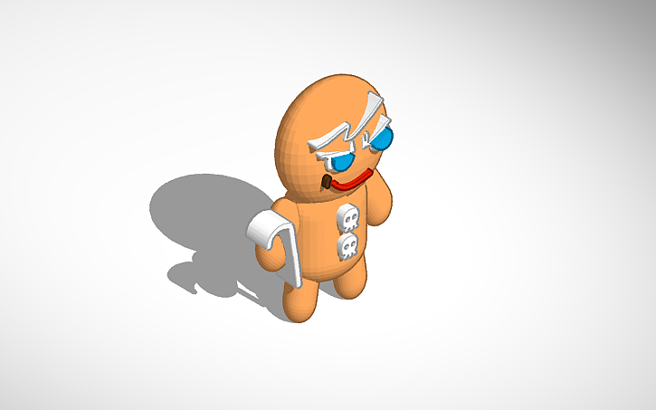 3D design Gingerbread Cookie :3 - Tinkercad